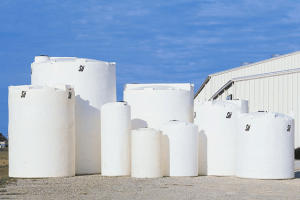 4500 Gallon Industrial Vertical Tank - National Storage Tank