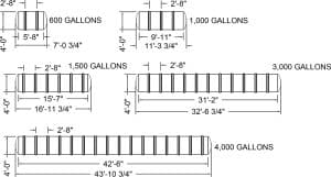 Underground Tank Size & Dimension Chart | National Storage Tank